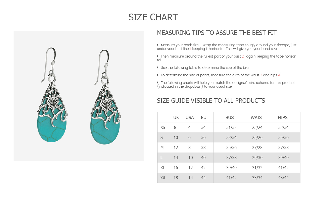 SizeChart – Artistic Jewelers
